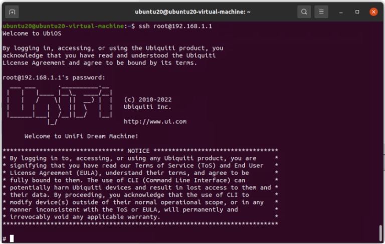 Installing On Boot Script On The Udm Pro Dream Machine Pro